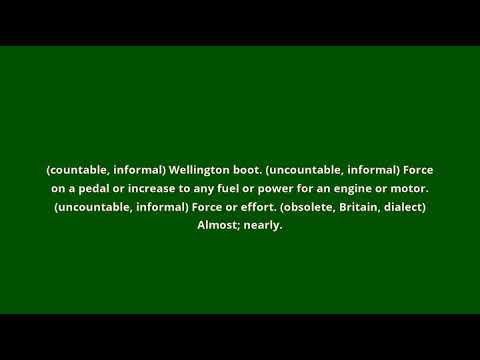 what is the meaning of welly - YouTube