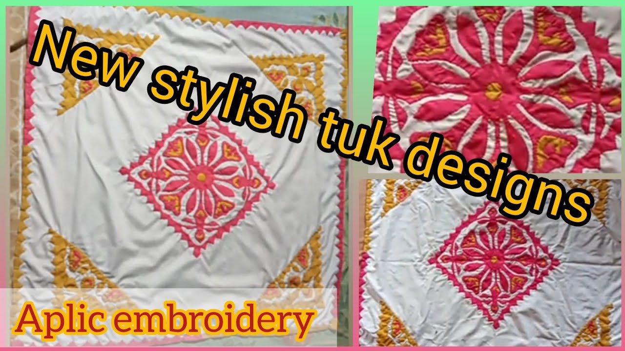 sindhi tuk embroidery designs || tuk designs - YouTube