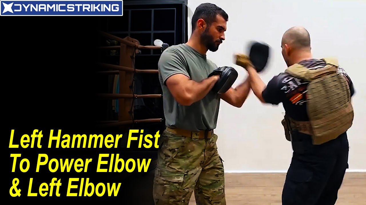 Left Hammer Fist To Power Elbow & Left Elbow by Burak Bujin - YouTube