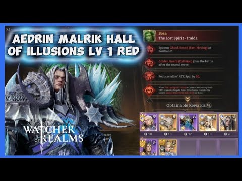 AEDRIN in Malrik hall of illusion | Northern Team | Red lv 1 | Watcher ...