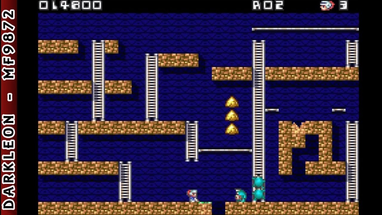 Game Boy Advance - Lode Runner © 2003 Success - Gameplay - YouTube