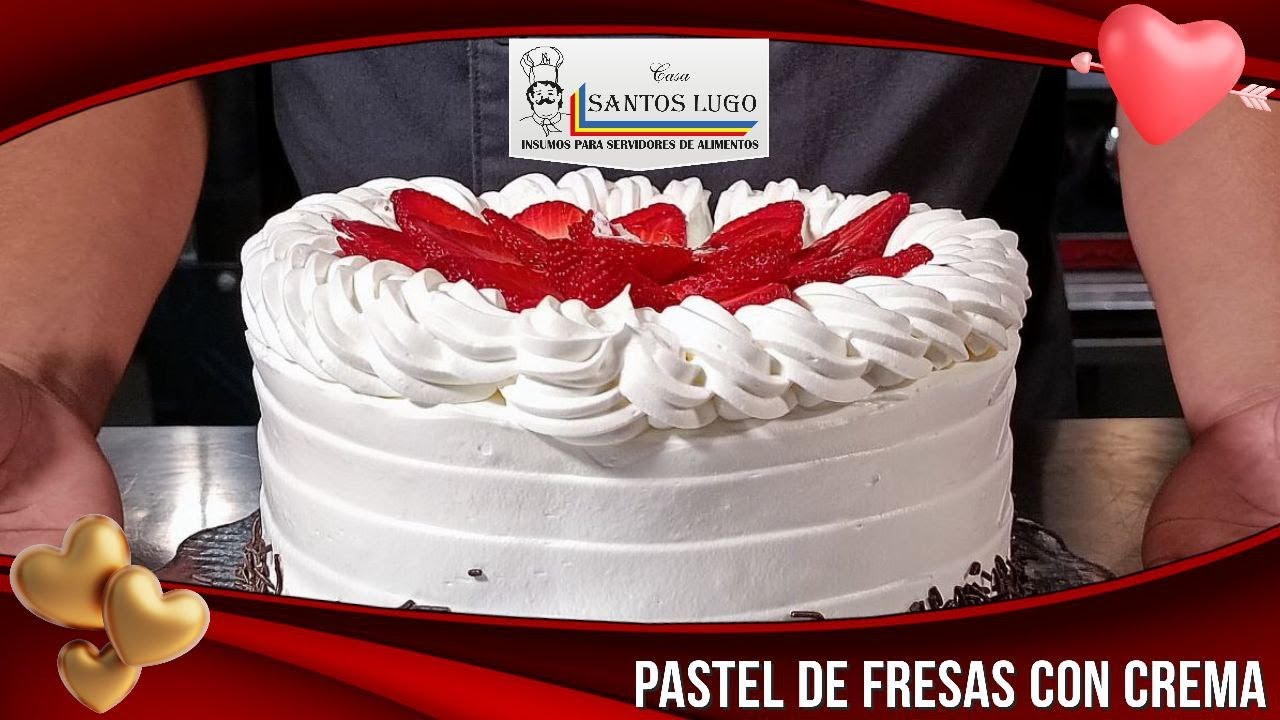 🍓Pastel de Fresas Con Crema🍓🍰 - YouTube
