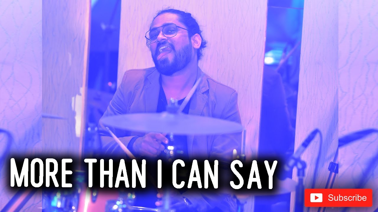 More Than I Can Say - Leo Sayer #drumcamlive - YouTube