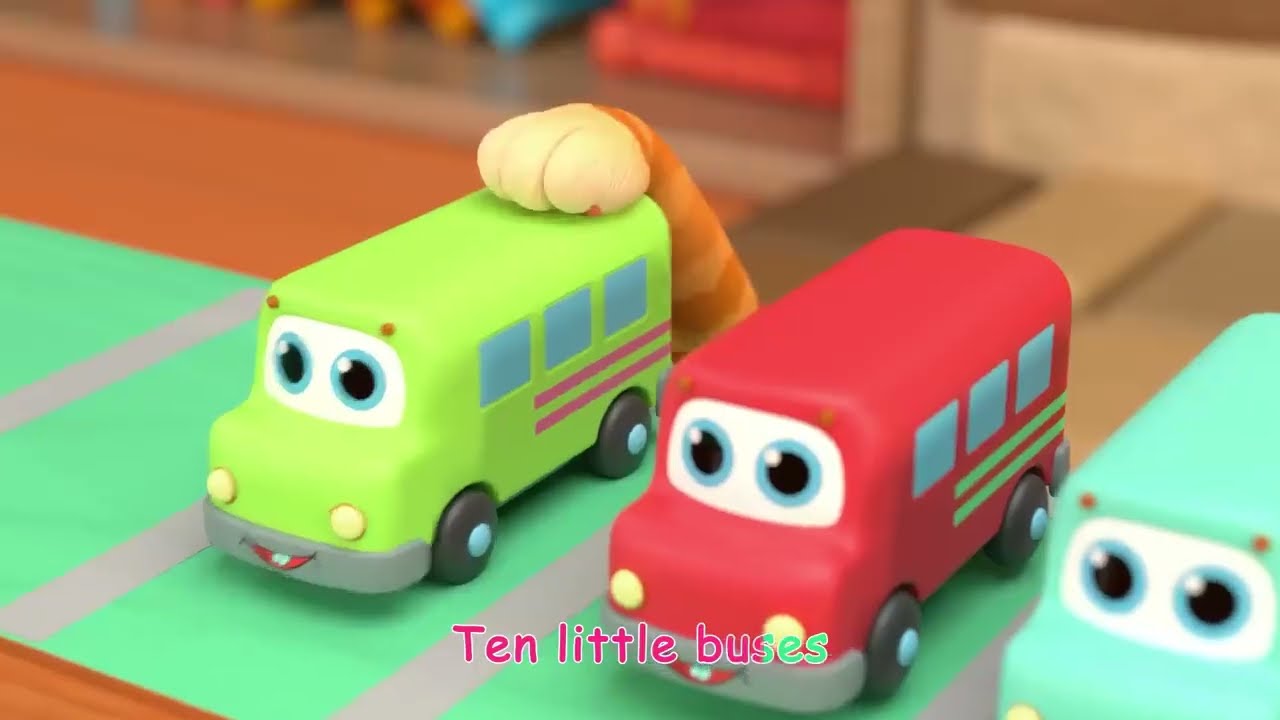 10 Little Buses Song CoComelon Nursery Rhymes & Kids Songs - YouTube