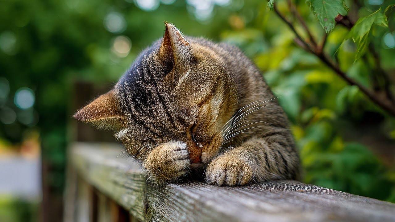 Stray Cat Keeps Crying On Man's Porch — When He Finds Out Why, He Calls ...