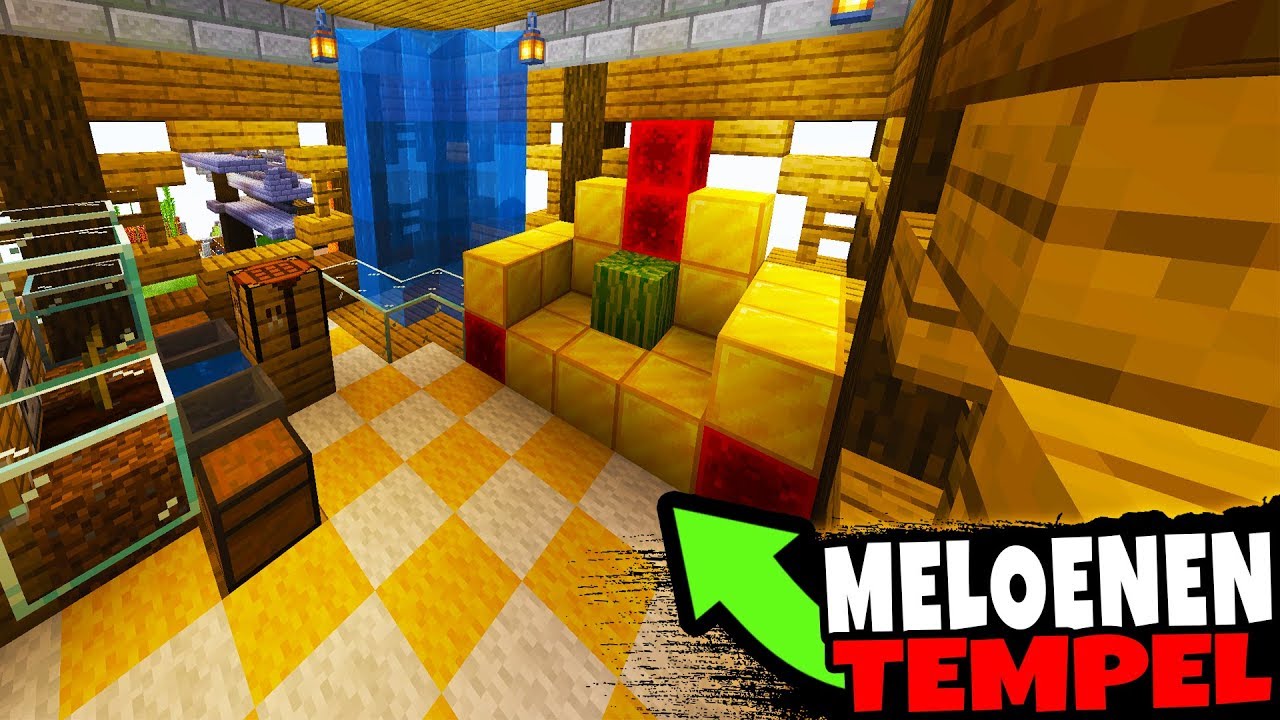 DE MELOENEN GOD HEEFT EEN TROON IN MINECRAFT !! 🍉🍉 - YouTube