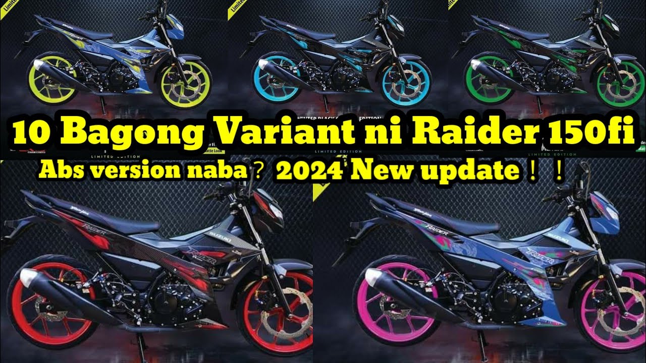 The Unbelievable Suzuki Raider 150 Fi Variants - YouTube