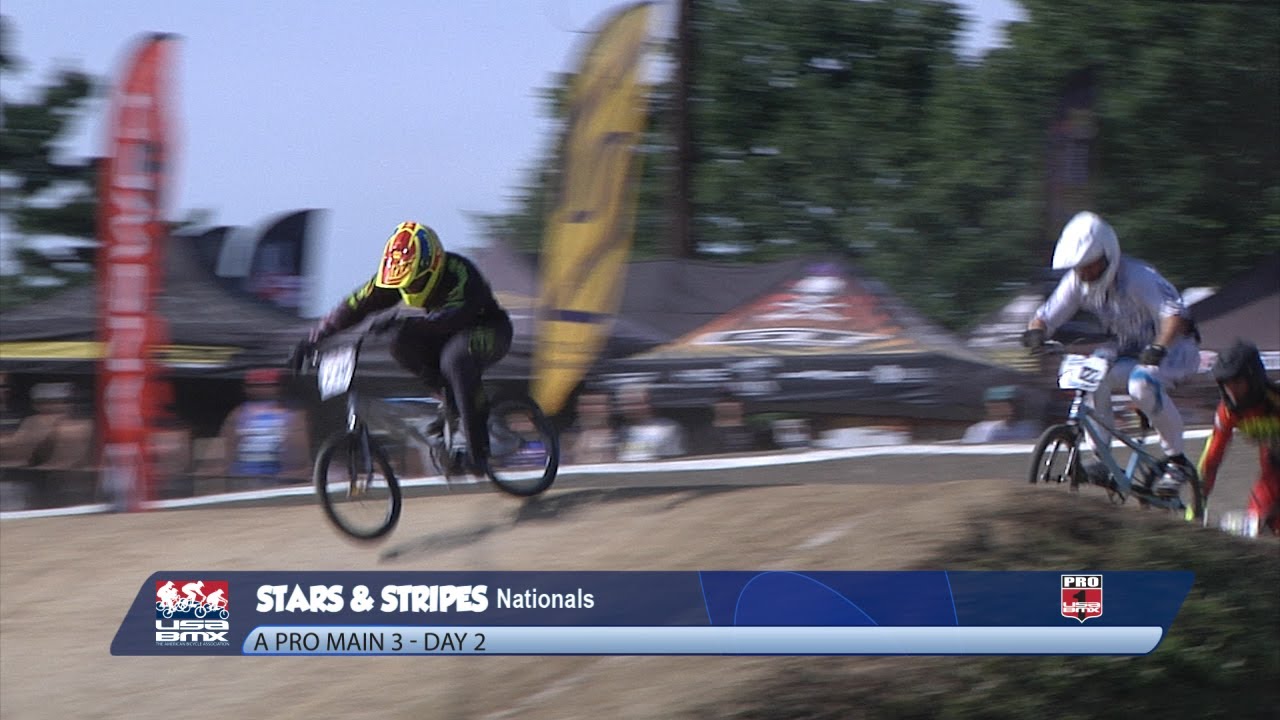 2014 USA BMX Stars & Stripes Nationals A Pro Main 3 Day 2 - YouTube