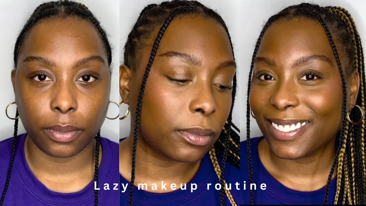 Simple Lazy girl makeup | work or office setting makeup routine - YouTube