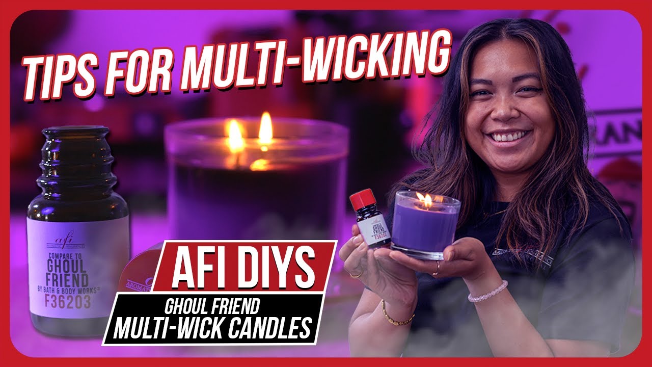 How to Make a Multi-Wicked Candle - YouTube