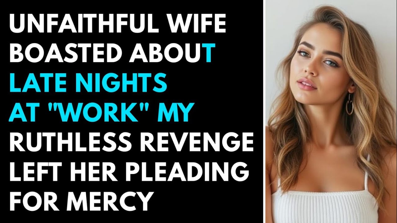 Unfaithful Wife Boasted About Late Nights at "Work"—My Ruthless Revenge Left Her Pleading for ...