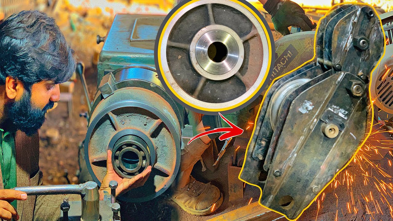 Boring Machine Wire Rope Lifting Pulley Making In Workshop | подъемный ...