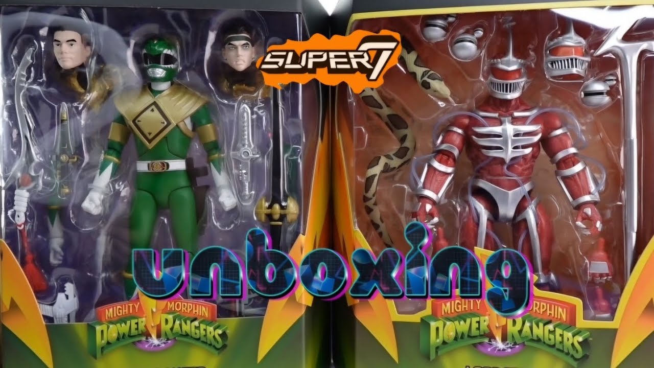 Unboxing: Ultimates Green Ranger & Lord Zedd - YouTube