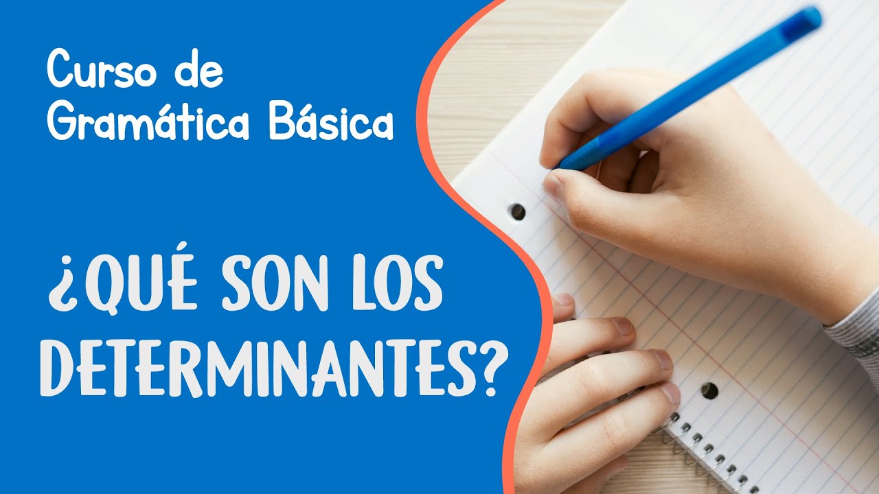 Determinantes en español y sus tipos | Curso de Gramática Básica - YouTube