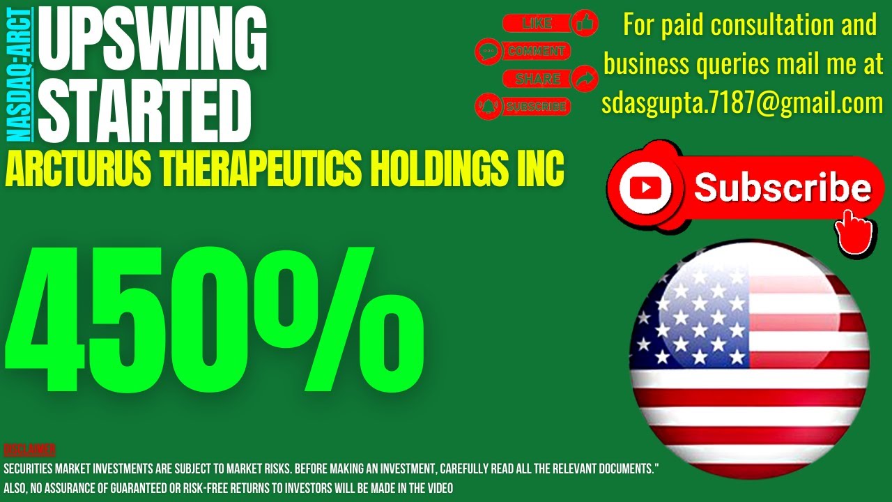 ARCTURUS THERAPEUTICS HOLDINGS INC UPSWING STARTED | ARCT STOCK NEWS ...