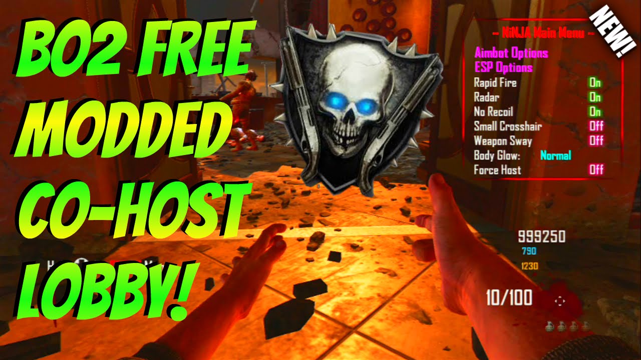 Black Ops 2 Zombies Modded Lobby! "FREE CO-HOST FOR EVERYONE!" Fun ...