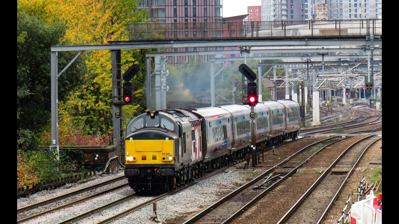 ROG Class 37 No. 37611 on 5E16 Longsight - Gascoigne Wood Sdgs @ Miles ...