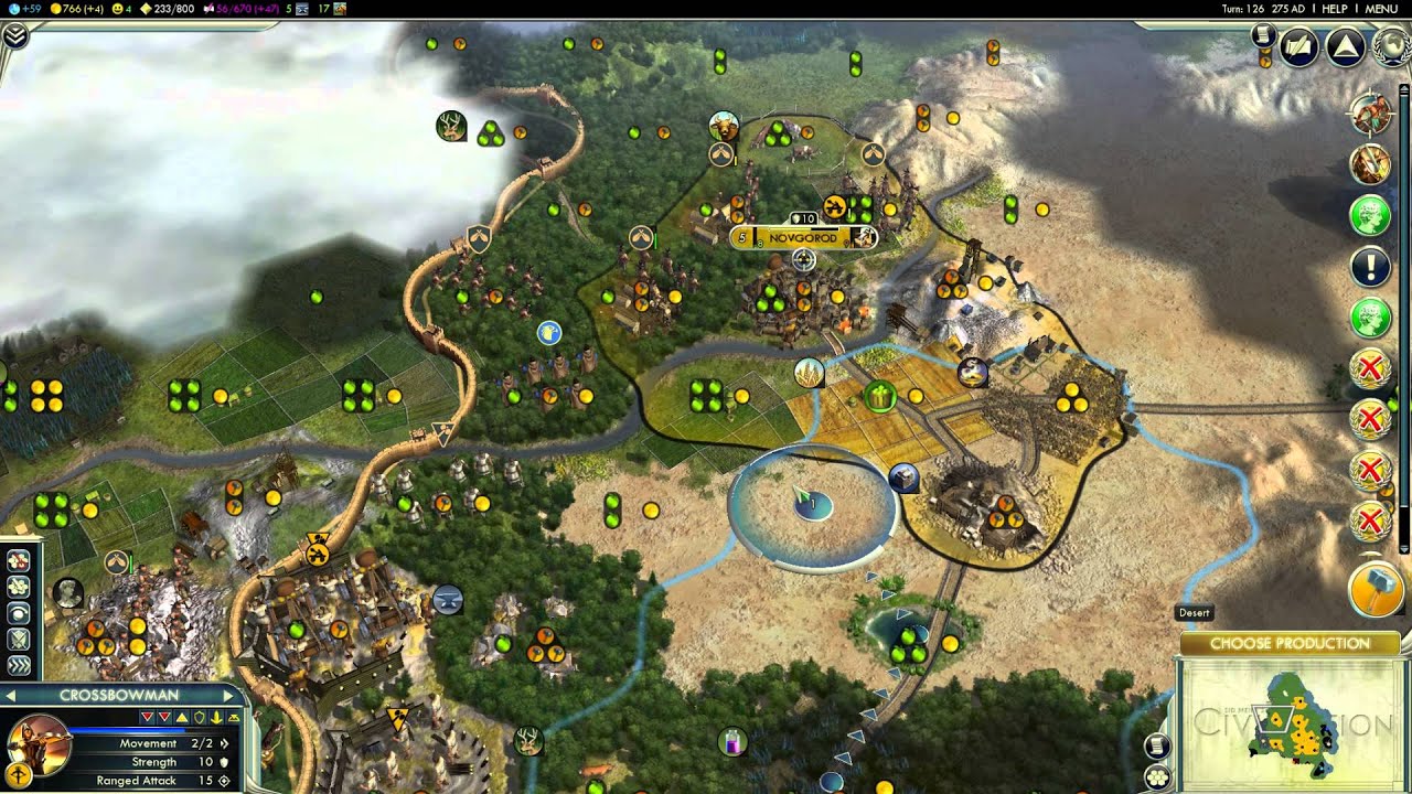 Sid Meier's Civilization V - The Third Fall of Novgorod - 70 - YouTube