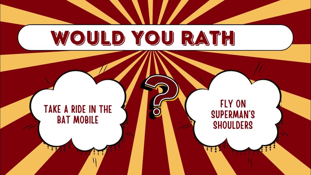 Would You Rather: Superhero Edition - YouTube