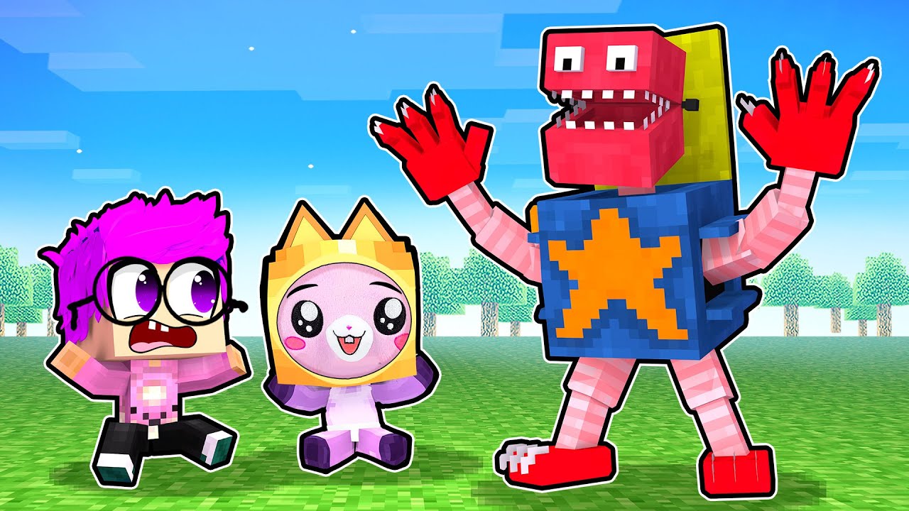 BOXY BOO Adopts LANKYBOX In MINECRAFT! (LANKYBOX MINECRAFT!) - YouTube