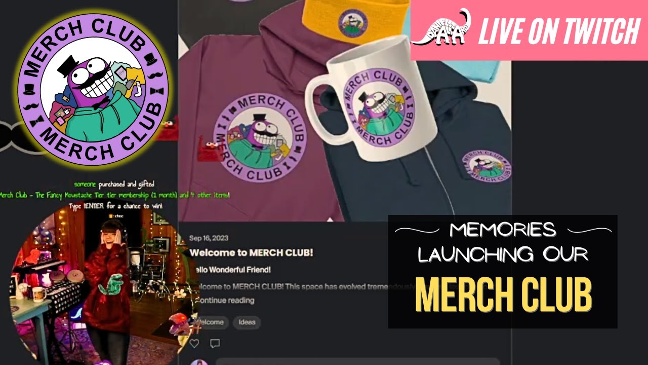 Memories: Launching Merch Club - YouTube