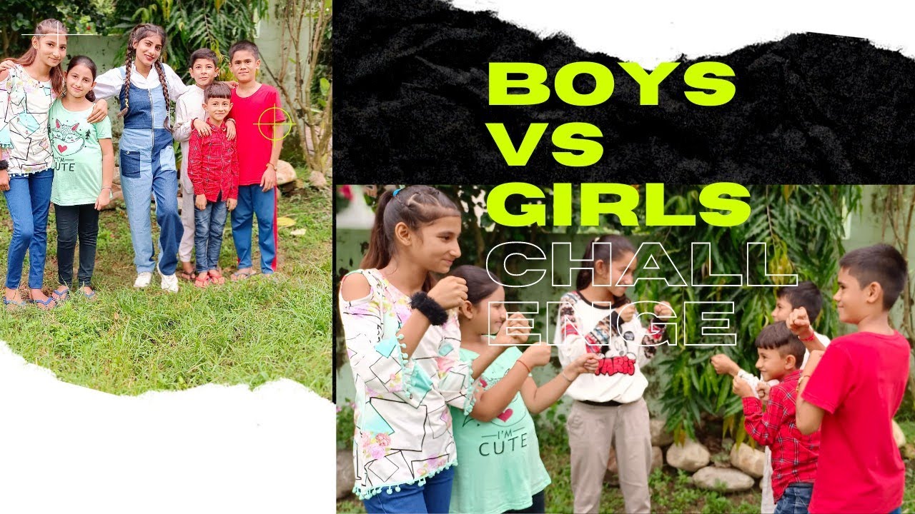 BOYS vs GIRLS challenge ||part 1|| part 2|| soon - YouTube