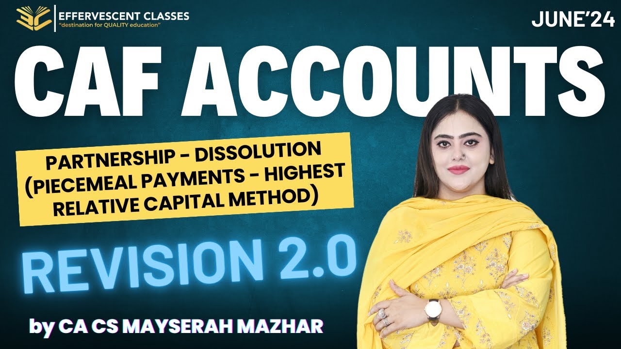 CA-Foundation Accounts June/Sept'24 | Revision 2.0 | Piecemeal-2 | CA ...