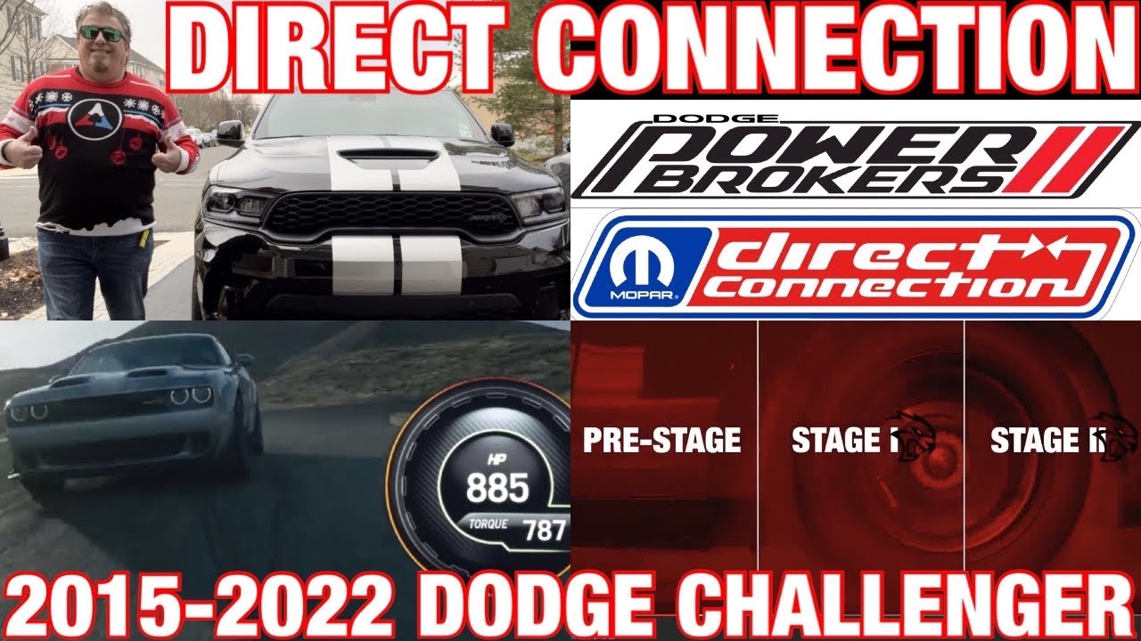 DODGE DIRECT CONNECTION LAUNCH - Redeye parts & Stage Kits - 2015-2022 ...