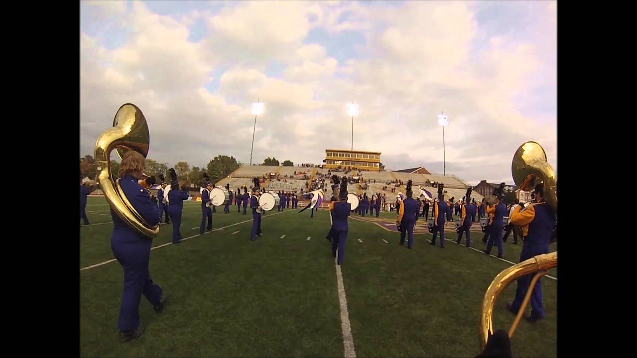 Tennessee Tech Golden Eagle Marching Band 2013 Halftime Show Tuba POV ...