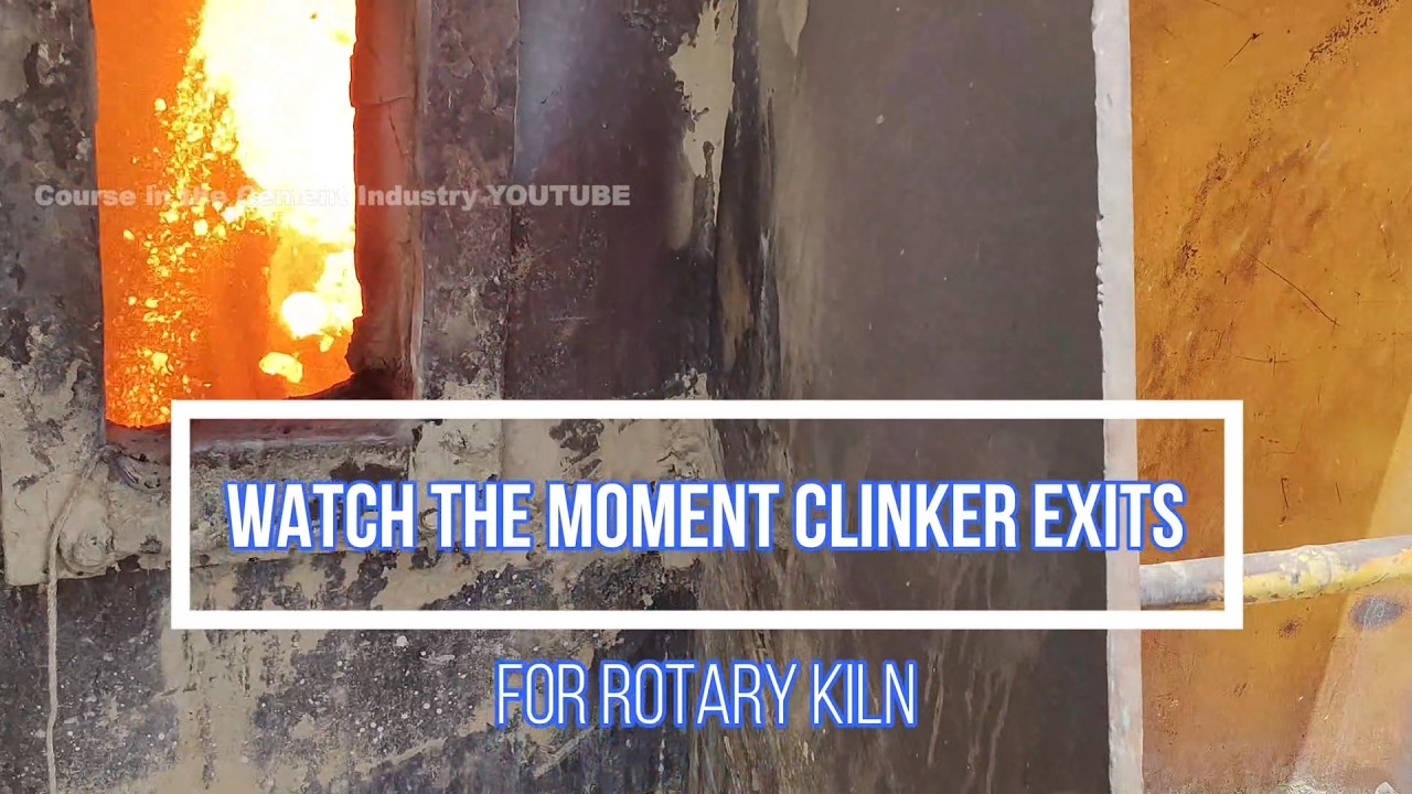 Formation of clinker melt during production at Cement Industry - YouTube