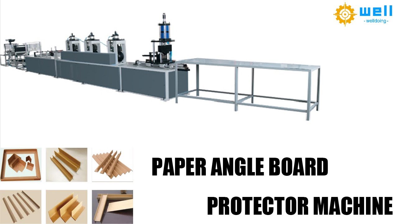 paper angle board production line #angleboard #protector # ...