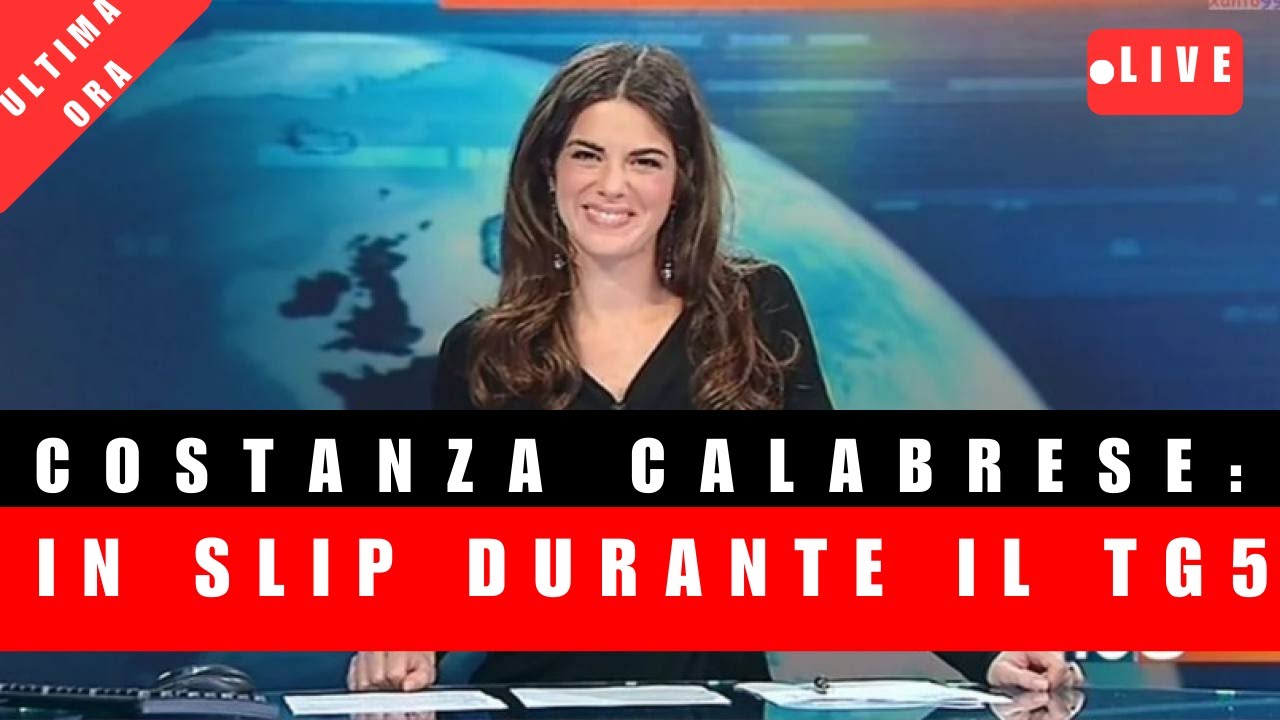 🔴Incredibile! La Verità dietro l'Incidente di Costanza Calabrese😱al TG5 ...