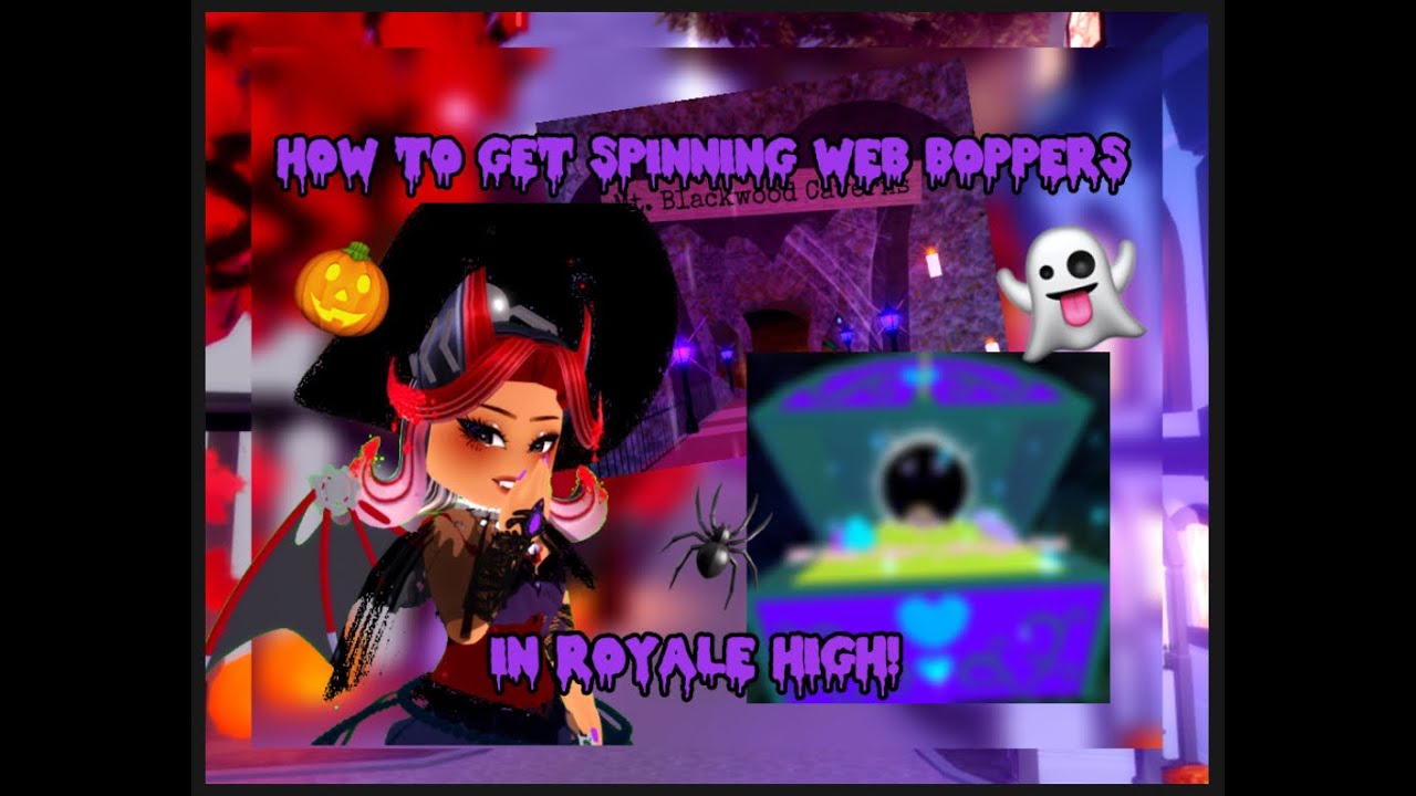 EASY How To Get Spinning Web Boppers Item In Wickery Cliffs Royale High ...
