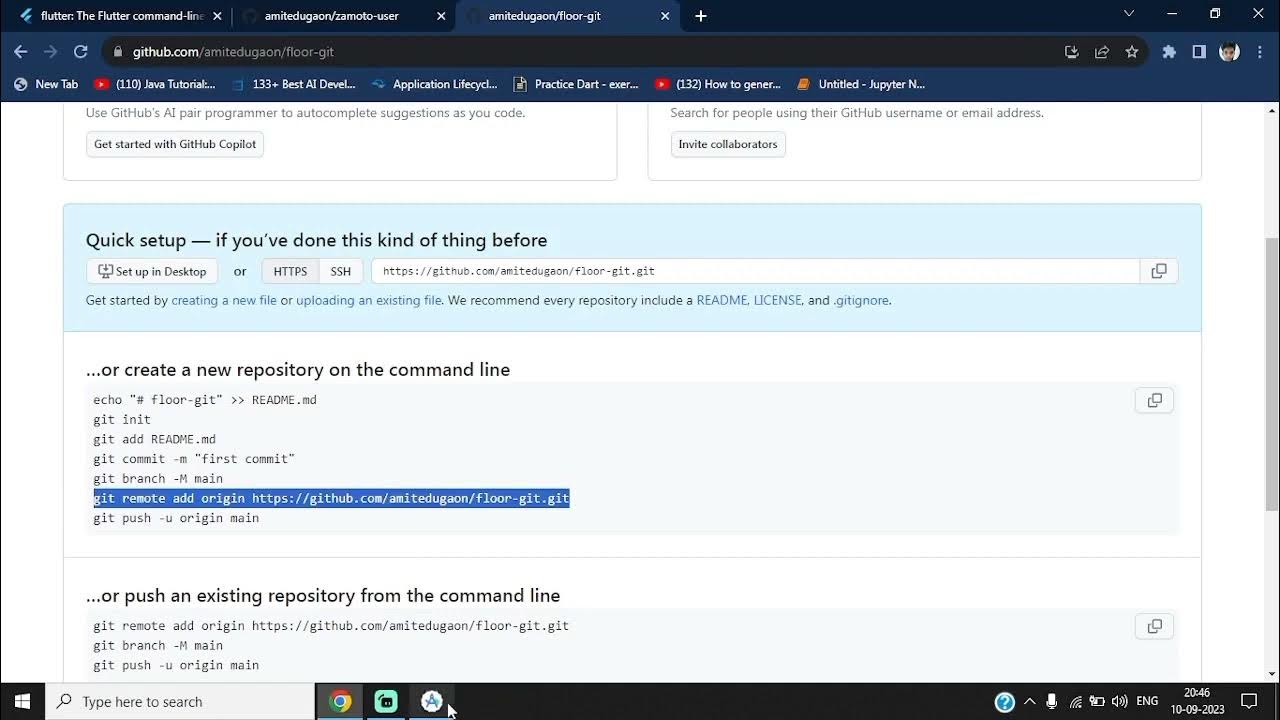 Upload Flutter Project on GitHub - YouTube