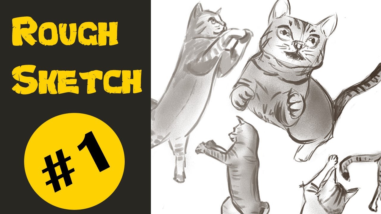 Rough Sketch (Animal Sketch) - YouTube