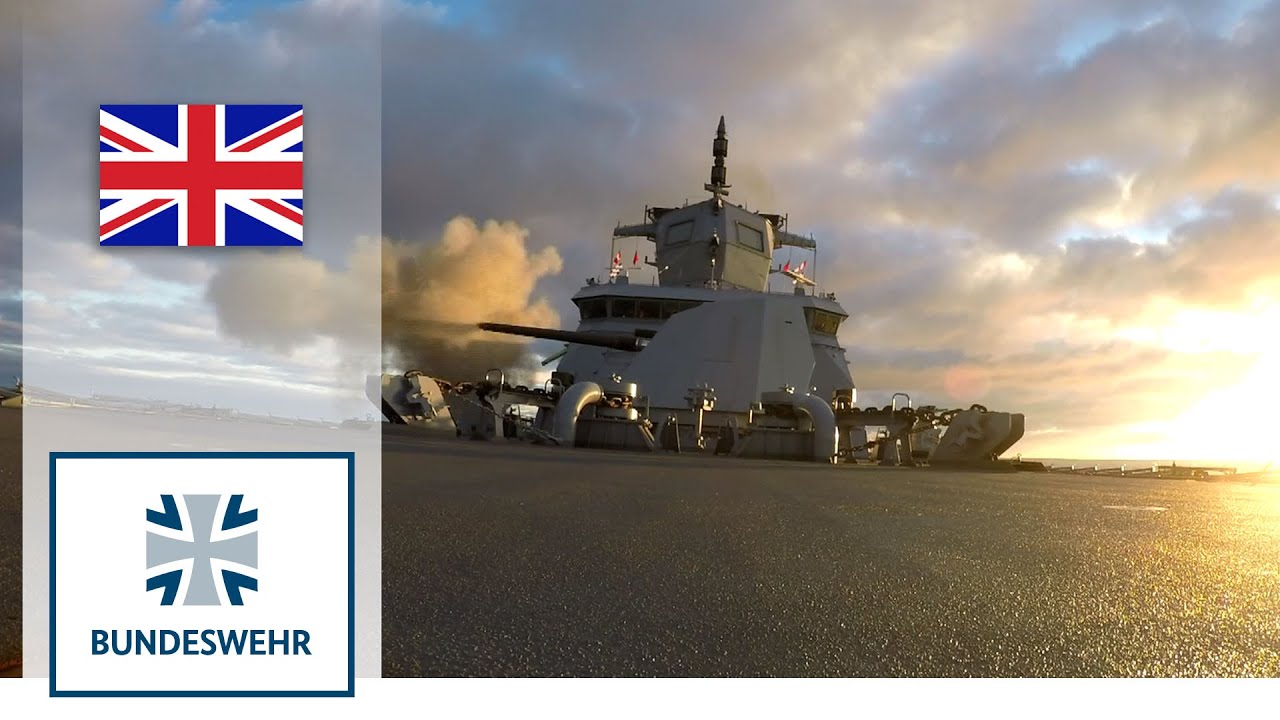 New frigate: firing with all guns I Bundeswehr - YouTube