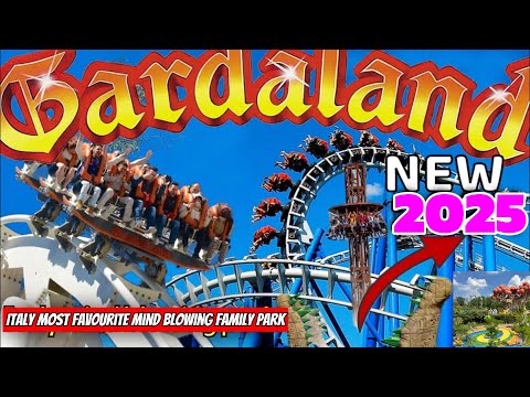 Gardaland Vlog Italy 4k 60fps - Gardaland 2025