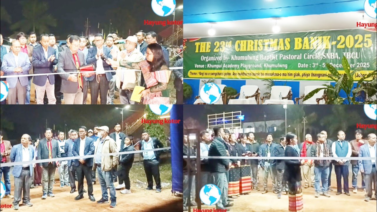 1st Day The 23rd Christmas Banik//Khumpui Academy playground,Khumulwng ...