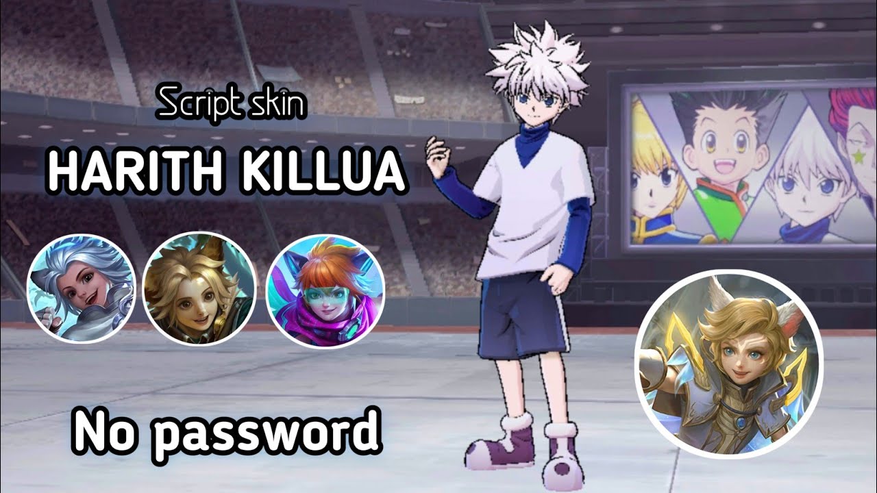Script Skin Harith Killua Hunter X Hunter No Password || Full Effect ...