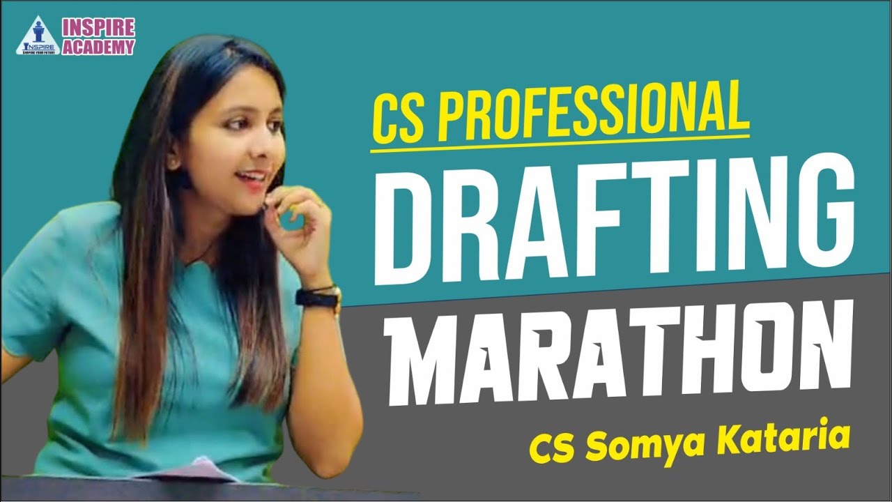 🔥DRAFTING MARATHON PART -1| Dec 24 | OLD & NEW SYLLABUS | CS SOMYA KATARIA #icsi #drafting 🔥 ...