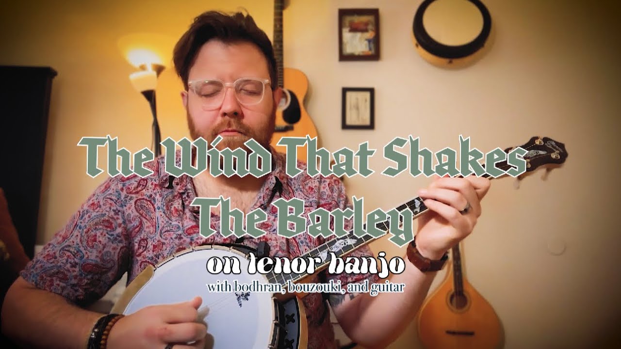 The Wind That Shakes The Barley on tenor banjo - YouTube