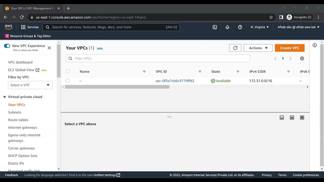 AWS Default VPC | AWS Default VPC Walkthrough - YouTube