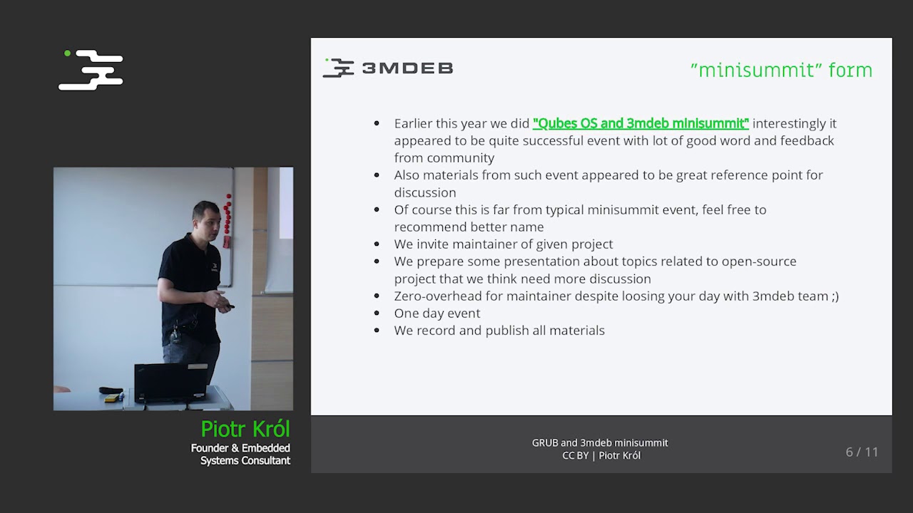 Introduction to GRUB2 minisummit - YouTube