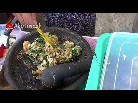 Cara membuat lotek,makanan khas Magelang - YouTube