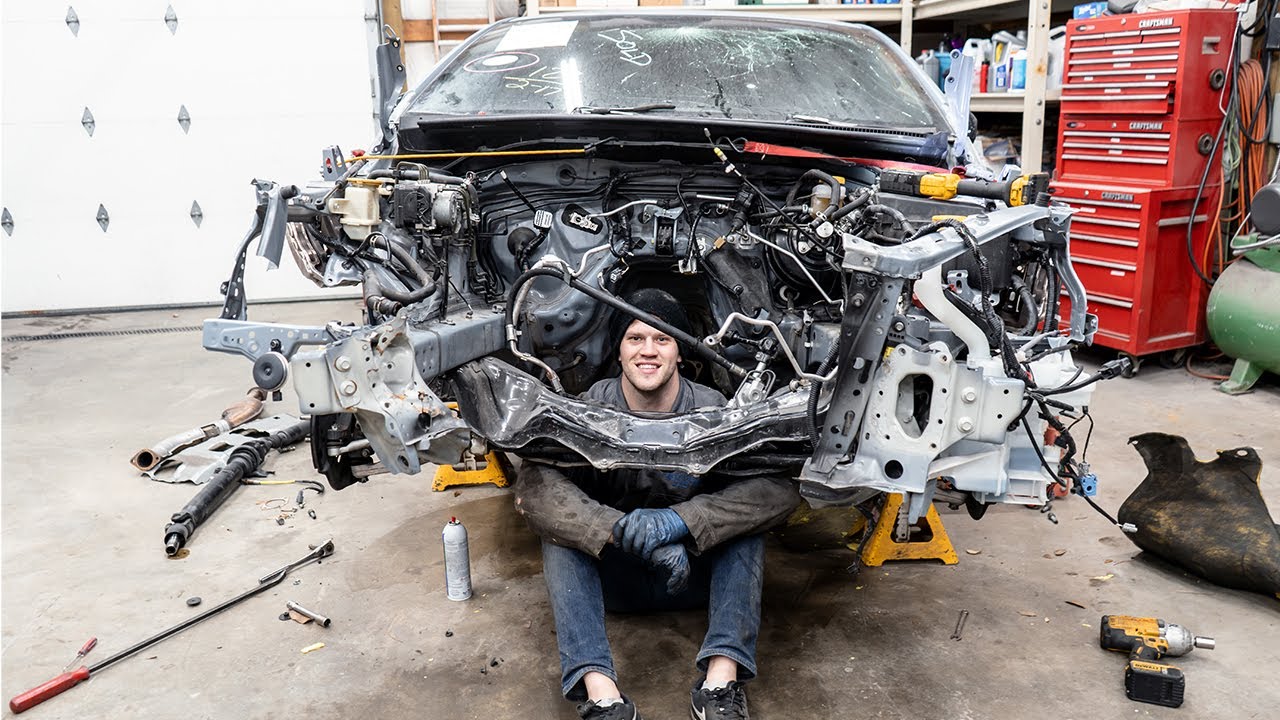 More Work on the Wrecked STI! - YouTube