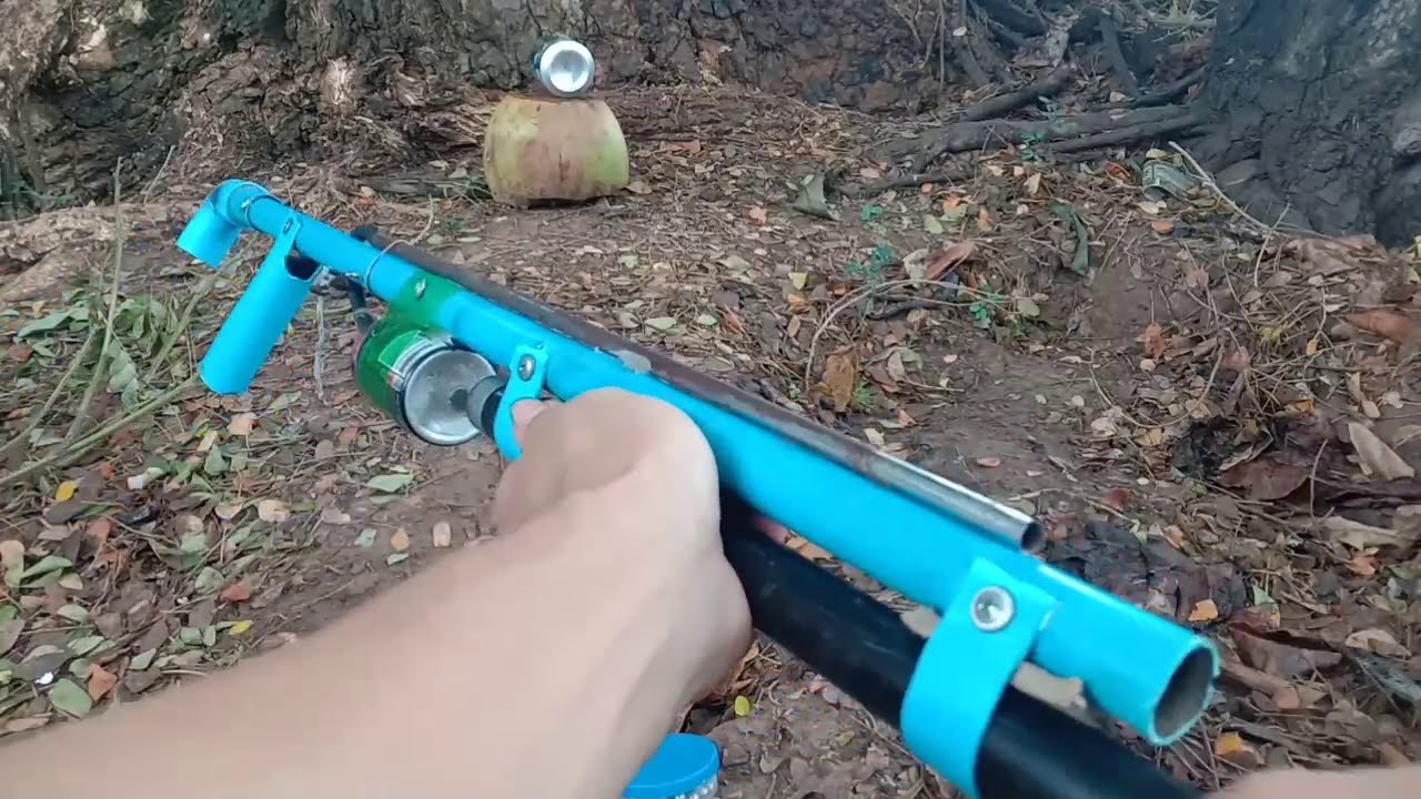 Experiment with a homemade air rifle2020 - YouTube
