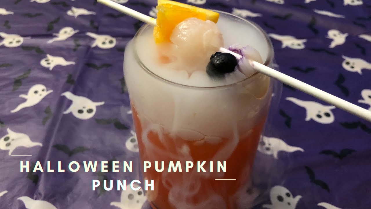 Squid Game Halloween Pumpkin Punch | Mango Pineapple Punch - YouTube