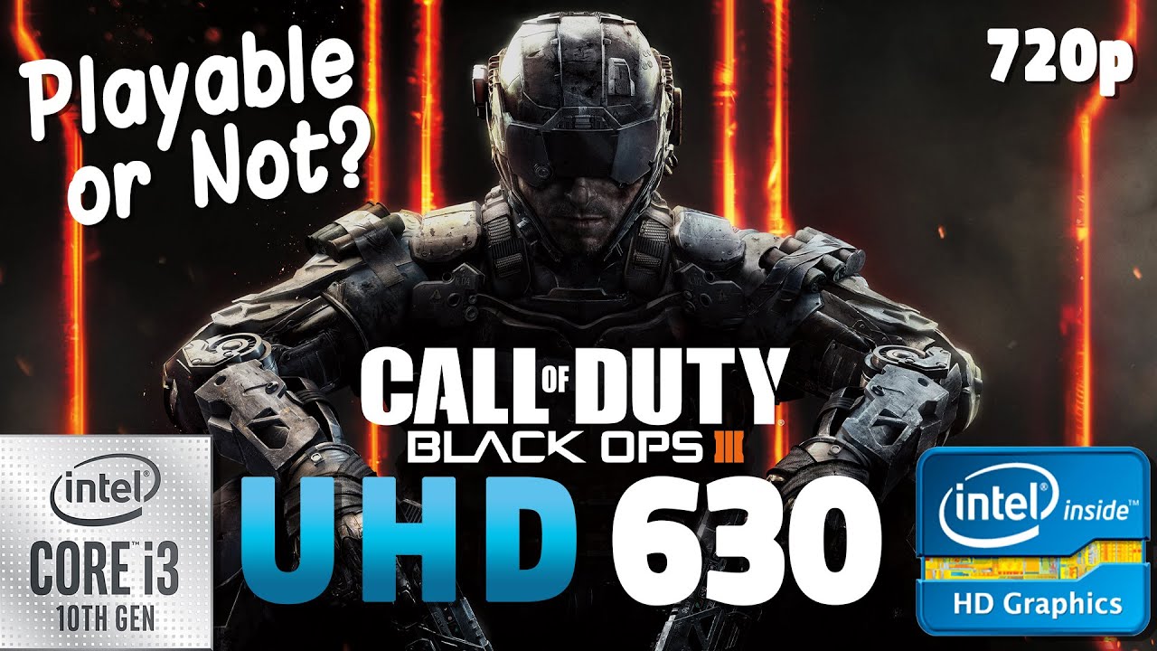 Call of Duty Black Ops 3 test on UHD 630 | i3 10100 + 16 GB RAM - YouTube