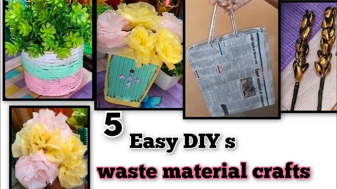Amazing Home Decor ideas with waste material 💖// Reuse of waste ...