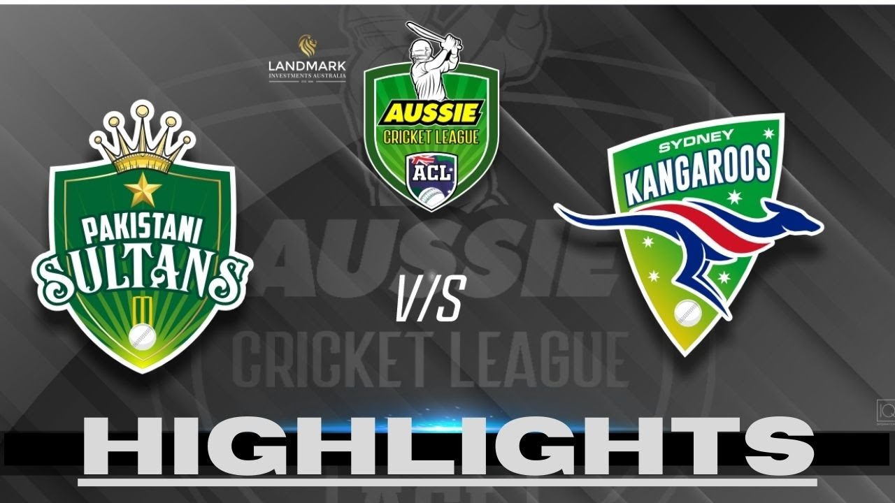 ACL T20 || HIGHLIGHTS || PAKISTAN vs KANGAROO - YouTube